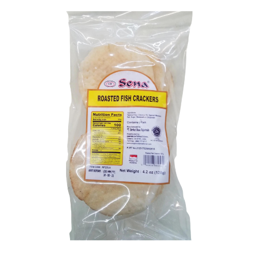 Sena Roasted Fish Crackers | Indonesian Jajanan Market Online – Maya ...