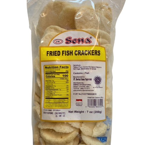 Sena Fried Fish Cracker | Indonesian Jajanan Market Online – Maya Asian ...