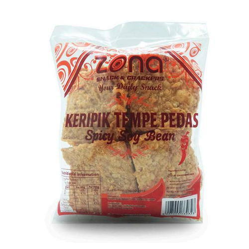 Zona Keripik Tempe Pedas Spicy Soy Bean Crips |Indonesian Market – Maya ...
